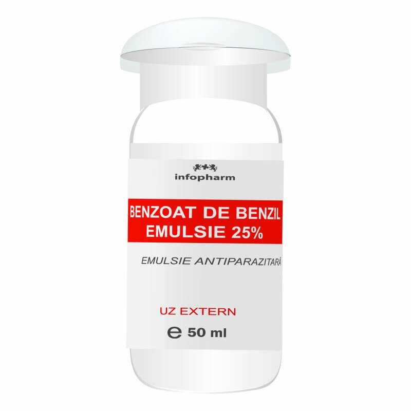 Benzoat de benzil emulsie 50 ml - la pret mic | Pfarma.ro