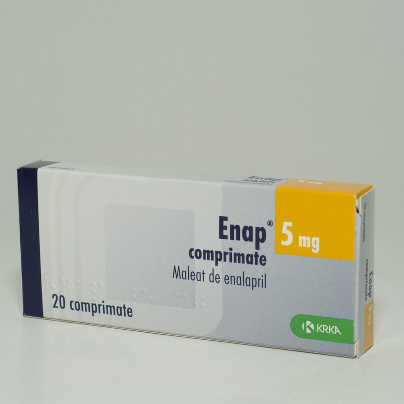 ENAP 5 mg X 60 - Vezi prospectul | Pfarma.ro