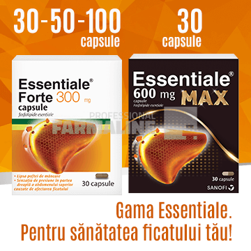 Essentiale Forte 300 mg 100 capsule - la pret mic | Pfarma.ro