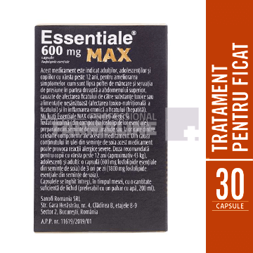 Essentiale MAX 30 caps prospect |Sanofi Aventis