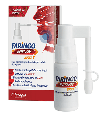Faringo Intensiv Spray bucofaringian 8,75 mg/doza 15ml - la pret mic ...