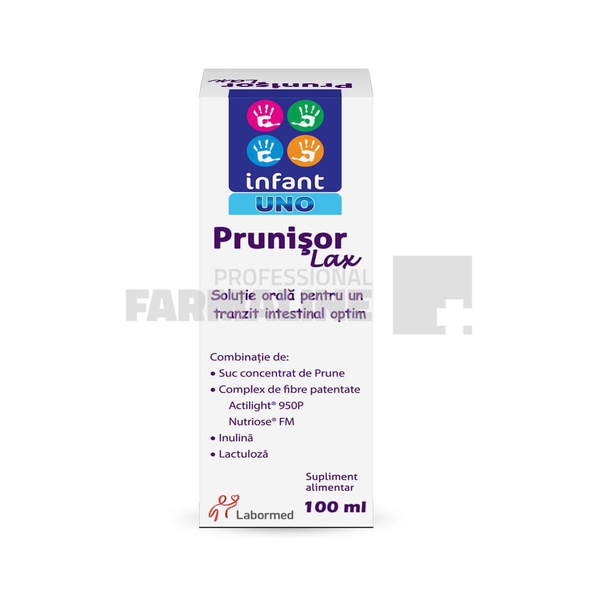 Infant Uno Prunisor Lax sirop 100 ml - la pret mic | Pfarma.ro