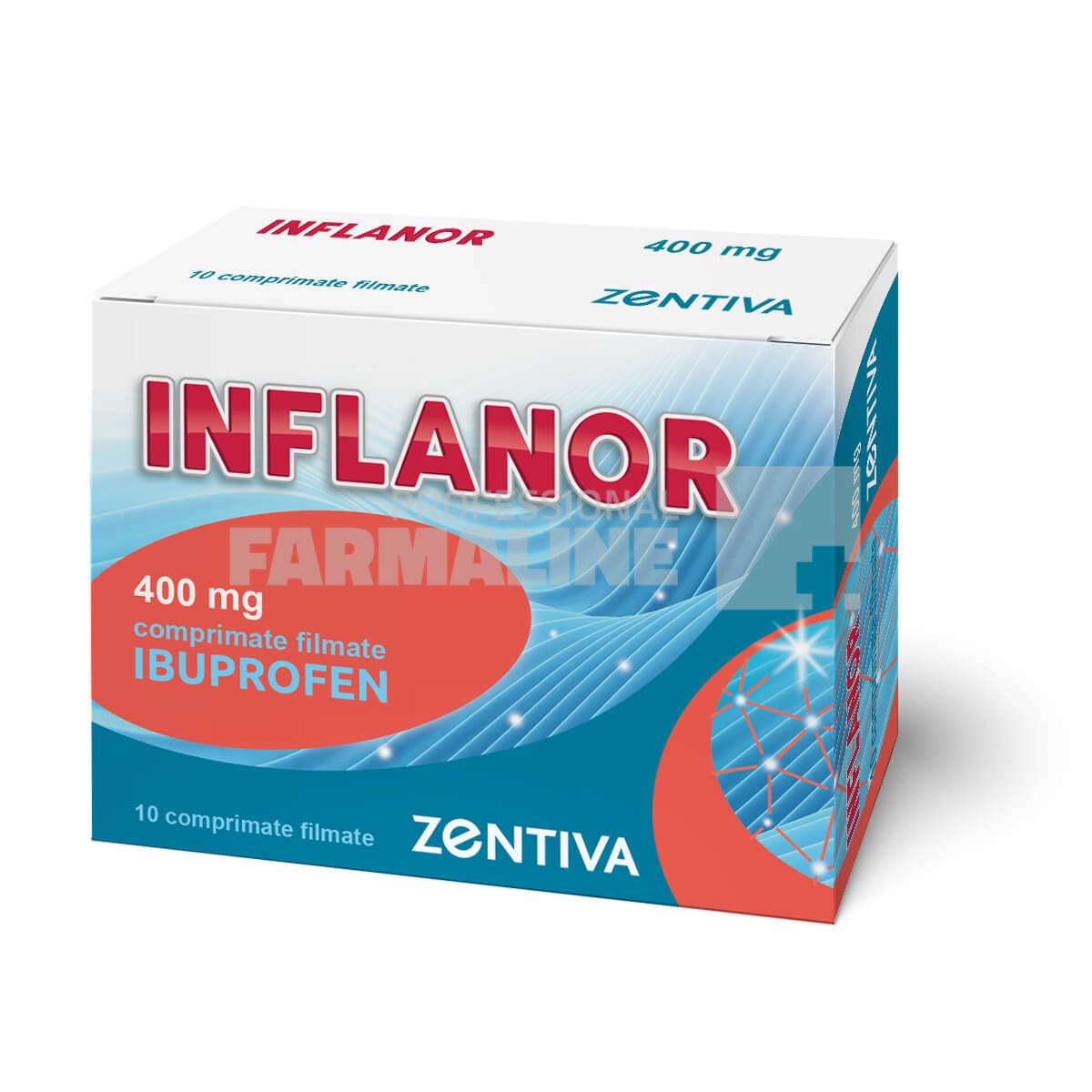 Inflanor 400 mg 10 comprimate filmate - la pret mic | Pfarma.ro