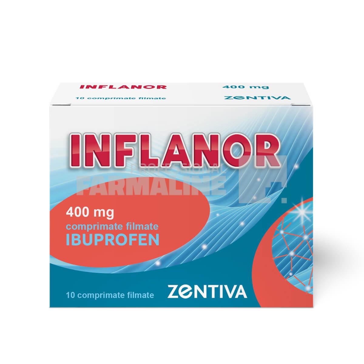 Inflanor 400 mg 10 comprimate filmate - la pret mic | Pfarma.ro