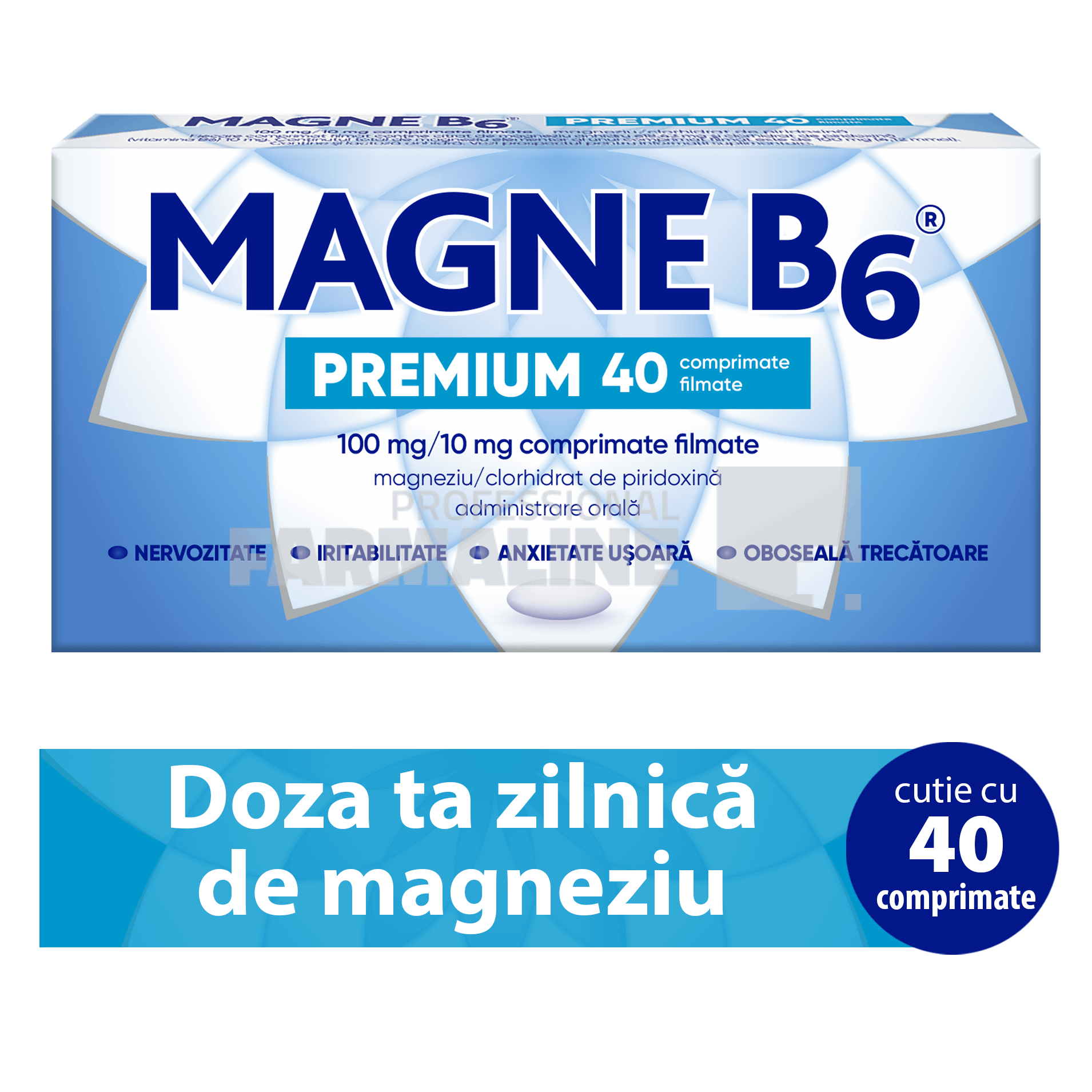 Mg Bleu 30 comprimate - la pret mic | Pfarma.ro