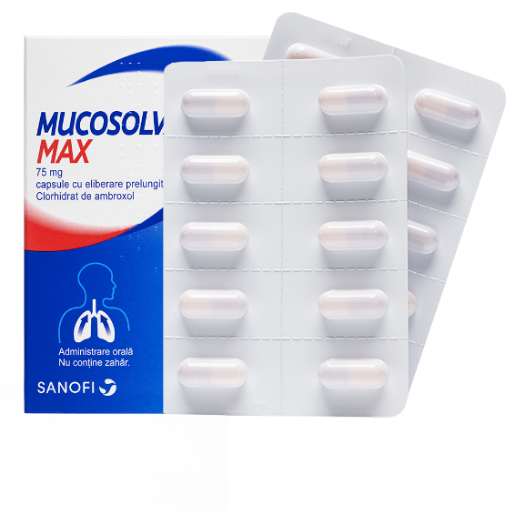 MUCOSOLVAN MAX 75 mg capsule eliberare prelungita | Sanofi