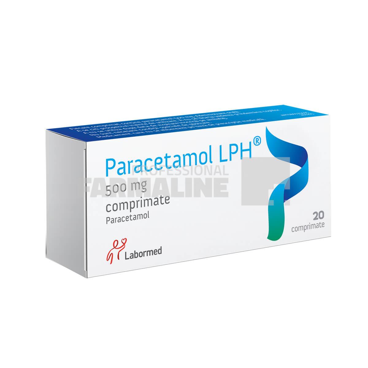 Paracetamol 500 mg comprimate, Labormed - la pret mic | Pfarma.ro