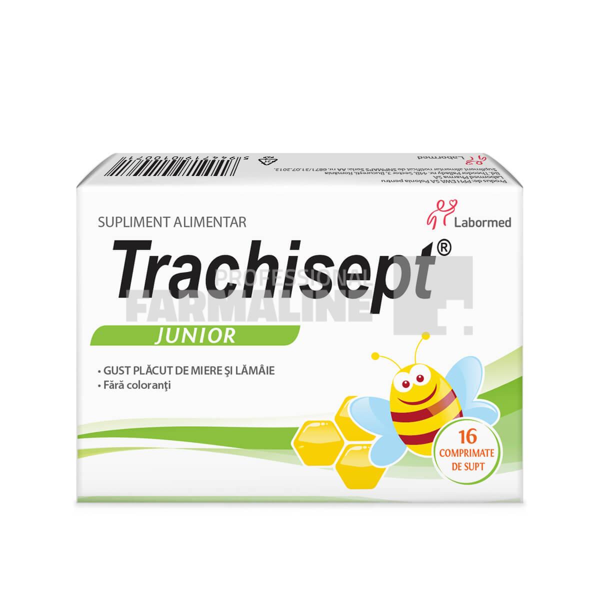Trachisept Junior, 16 comprimate pentru supt, Labormed - la pret mic ...