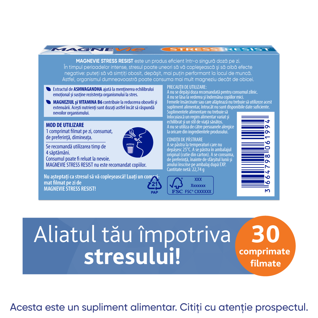 Mg Bleu 30 comprimate - la pret mic | Pfarma.ro