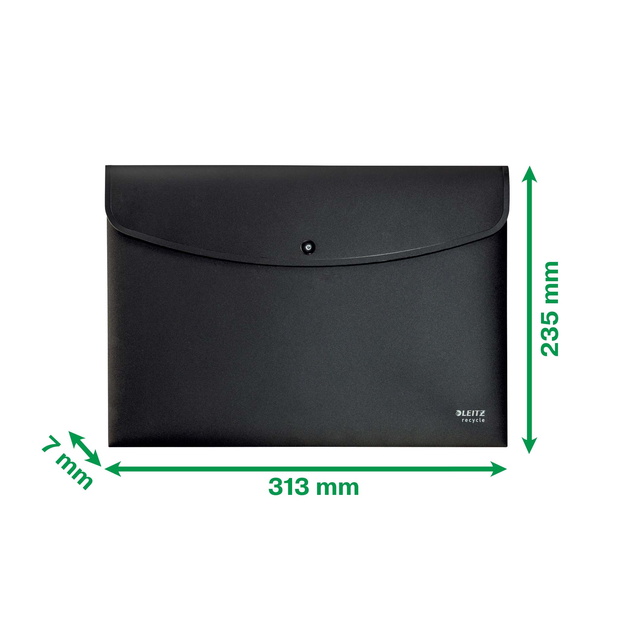 Mape plastic MAPA PLASTIC CU BUTON A4 NEAGRA PP RECICLAT LEI...