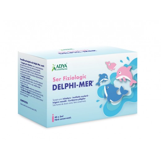 Suplimente alimentare Delphi-Mer ser fiziologic 40 fiole, 5 ...