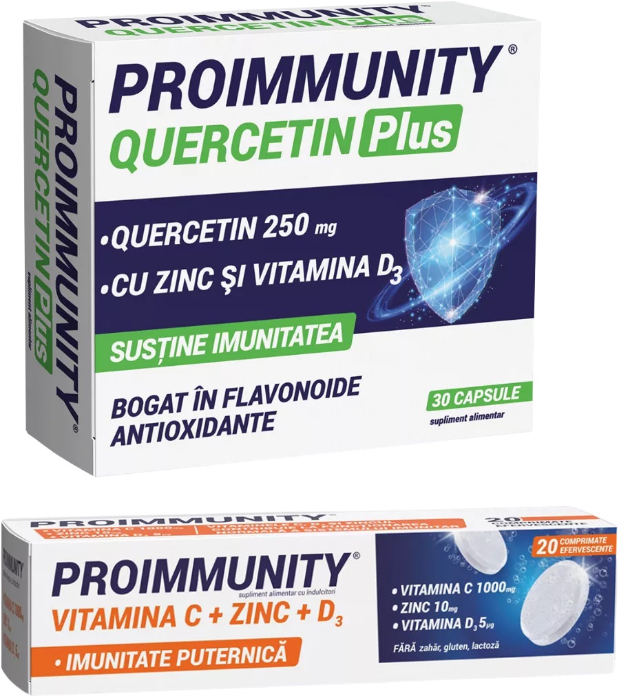 Suplimente alimentare Proimmunity quercetin plus, 30 capsule...
