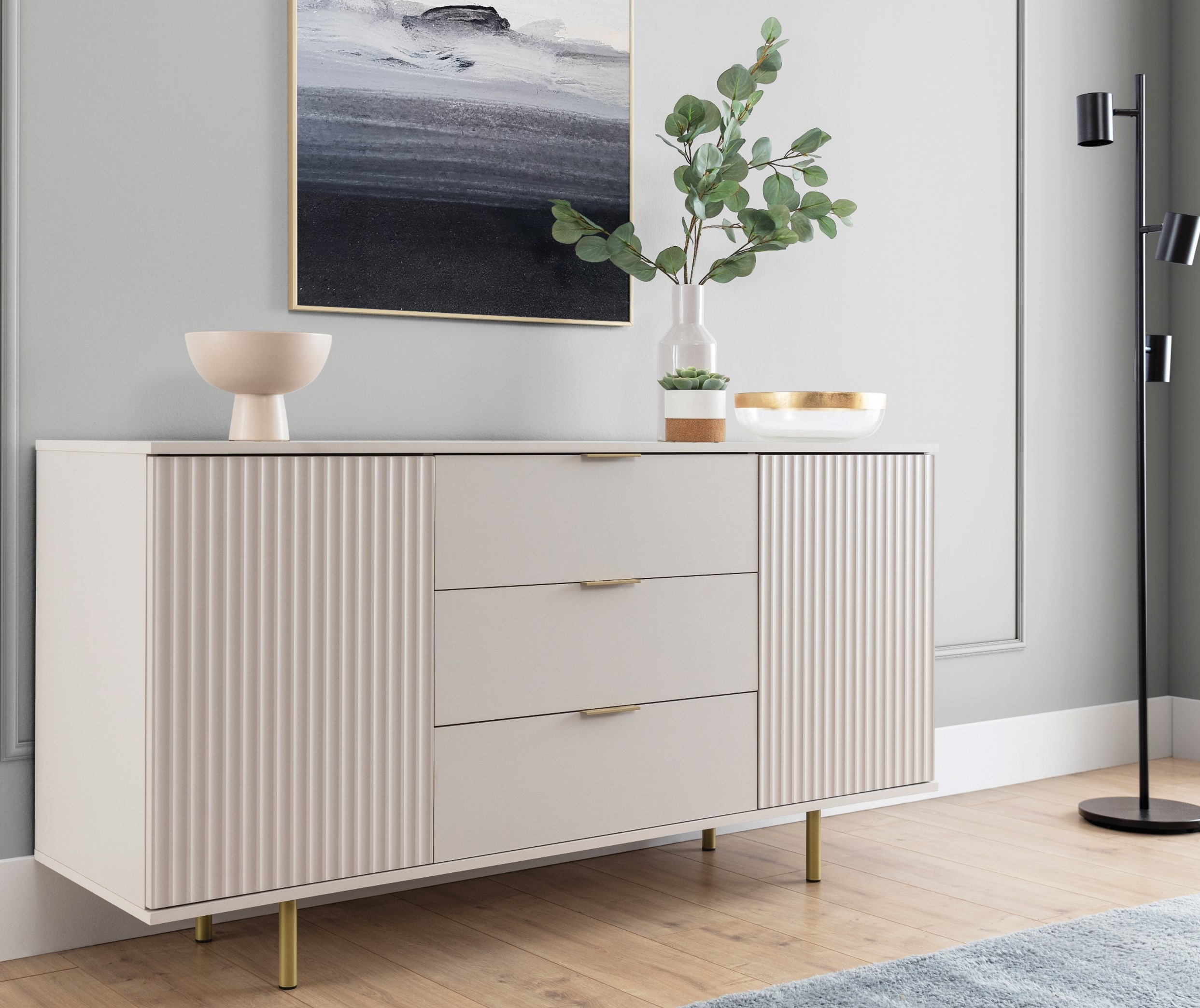 Comode si vitrine COMODA NUBIA K2D3SZ CASMIR CMDNK2R GIB PRO CASA MOBILA
