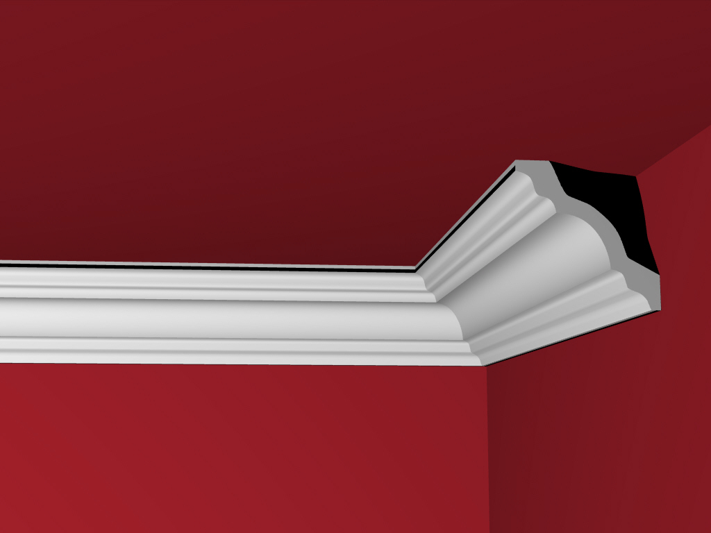 Baghete polistiren Profil decorativ polistiren, PPO-A80 80X8...
