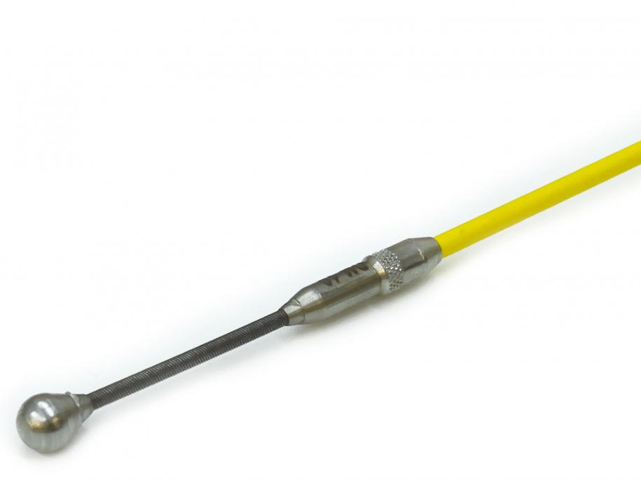 Varf flexibil cu bila Ø 10mm, inox, conexiune RTG Ø 6mm, RUNPOTEC