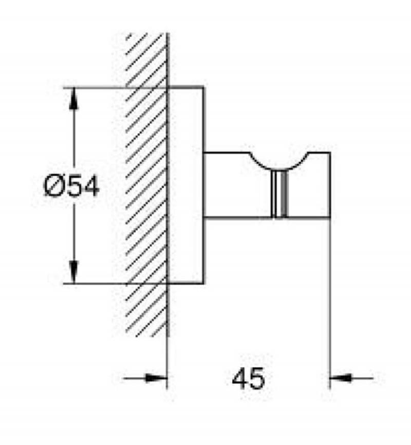 Accesorii baie Agatatoare, Grohe, Essentials, aur periat 44G...