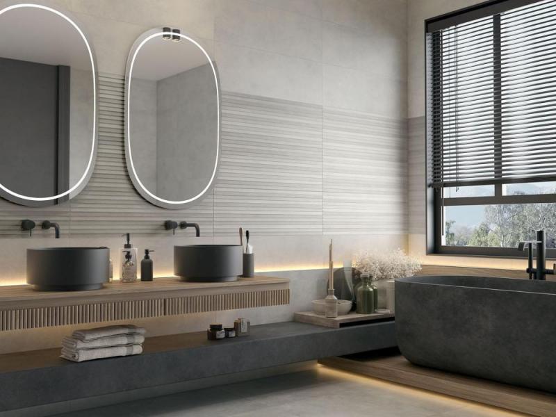 Faianta baie Faianta, Pamesa, Atrium Blaze Argent 30x90 cm