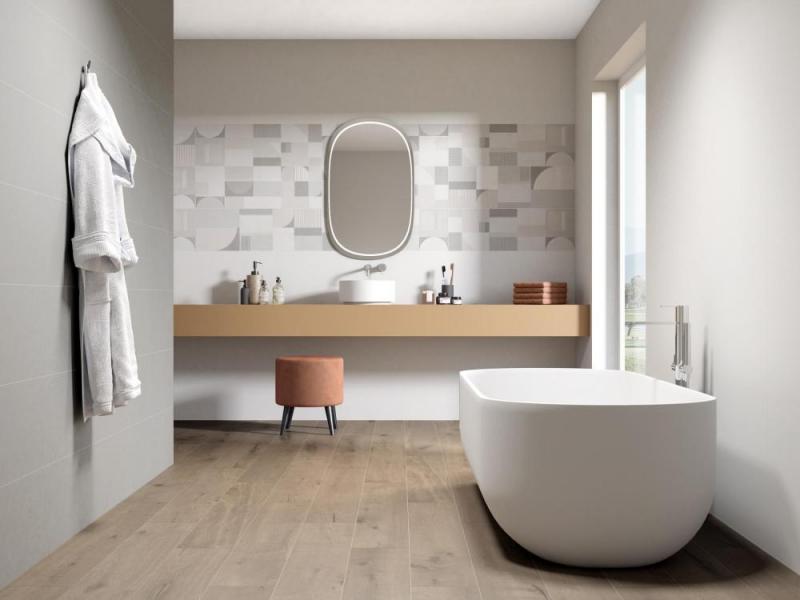 Faianta baie Faianta, Pamesa, Essenza Blanco 30X90 cm, mata ...