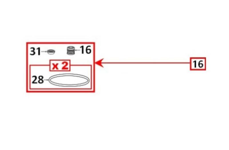 ETANSARE MECANICA PT. POMPA KVC, KVCX 15-85, D.16 mm - Romstal
