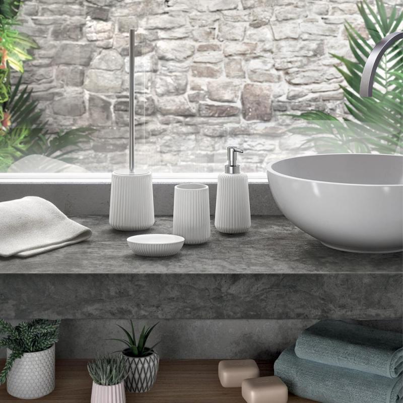 Accesorii baie PORTSAPUN MARIKA, ALB MAT 80GD0466 GEDY Romst...