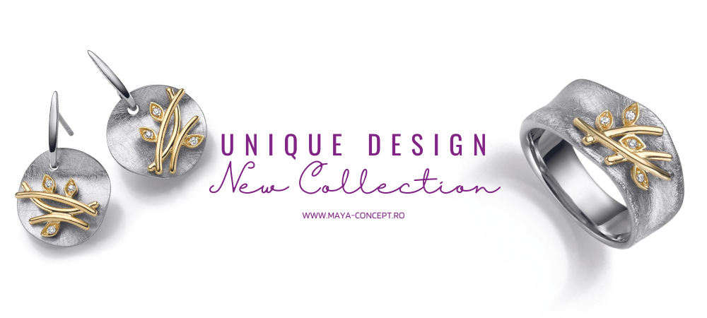 Noua Colectie de bijuterii din Argint 925 si Argint 925 placat cu Aur | Maya Concept