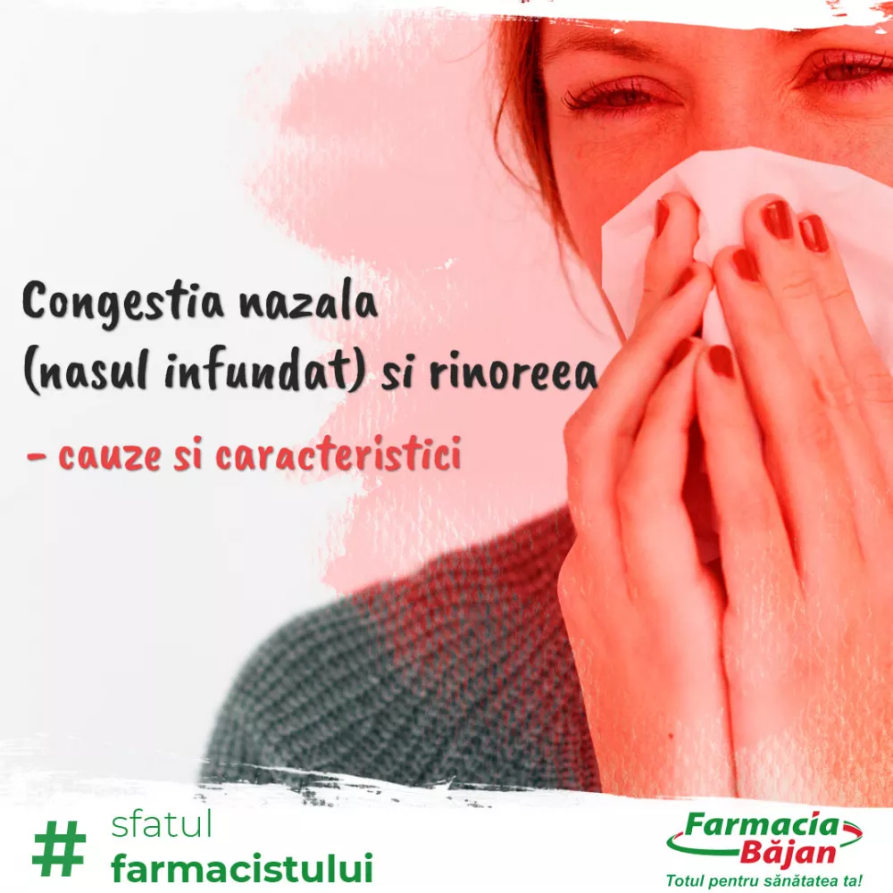 Congestia nazala (nasul infundat) si Rinoreea: ce este, cauze ...