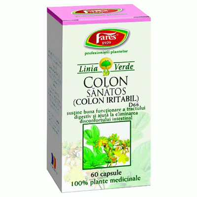 Afectiuni digestive Colon sanatos,60 capsule (FARES) P21433 ...