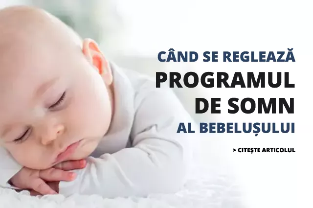 Când se reglează programul de somn al bebelușului?