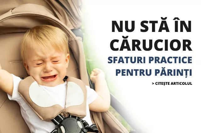 Nu stă în cărucior. Sfaturi practice pentru părinți