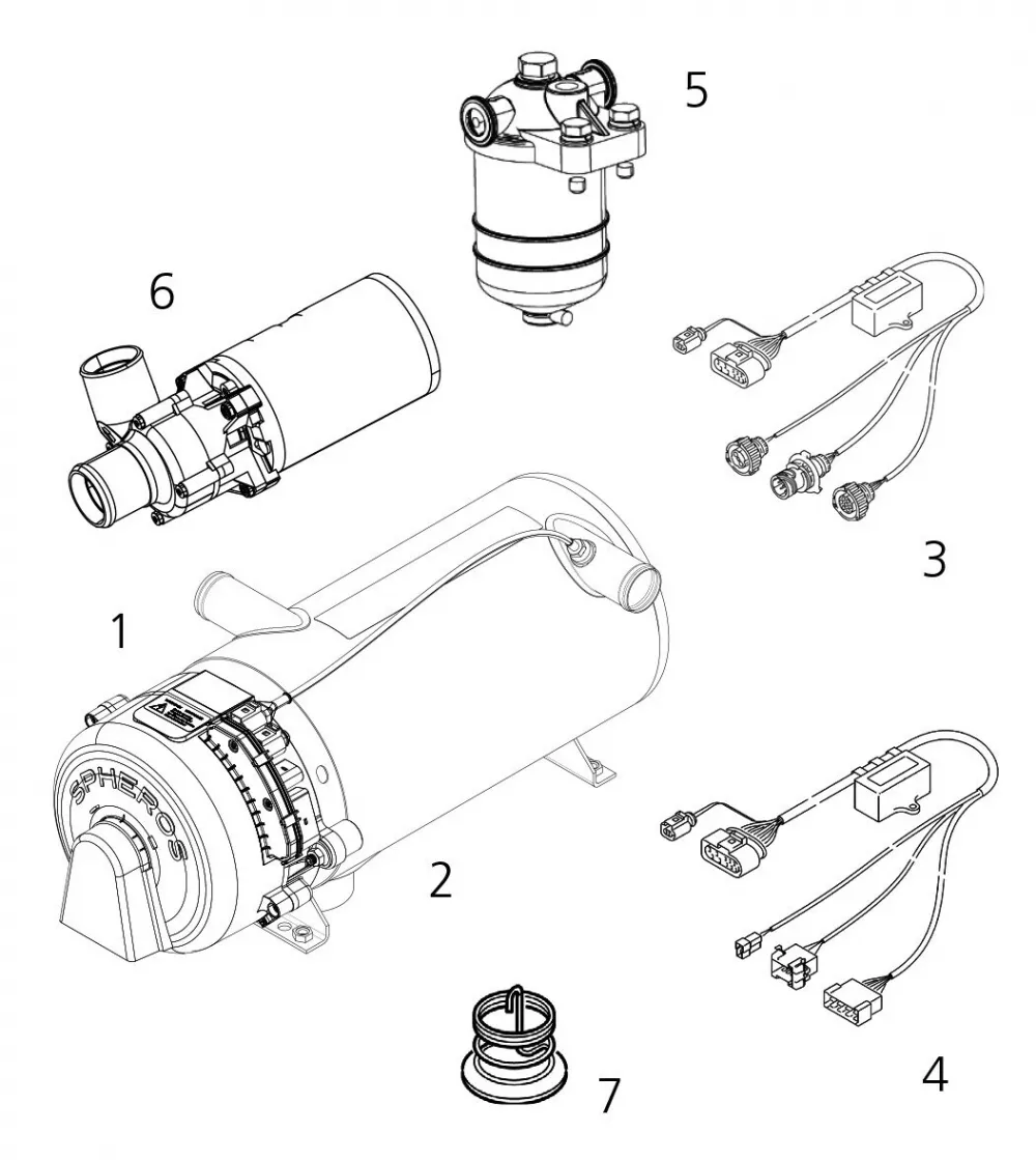 Încălzitoare pe apă SD THERMO PLUS 300.029 COMPACT SPH111...