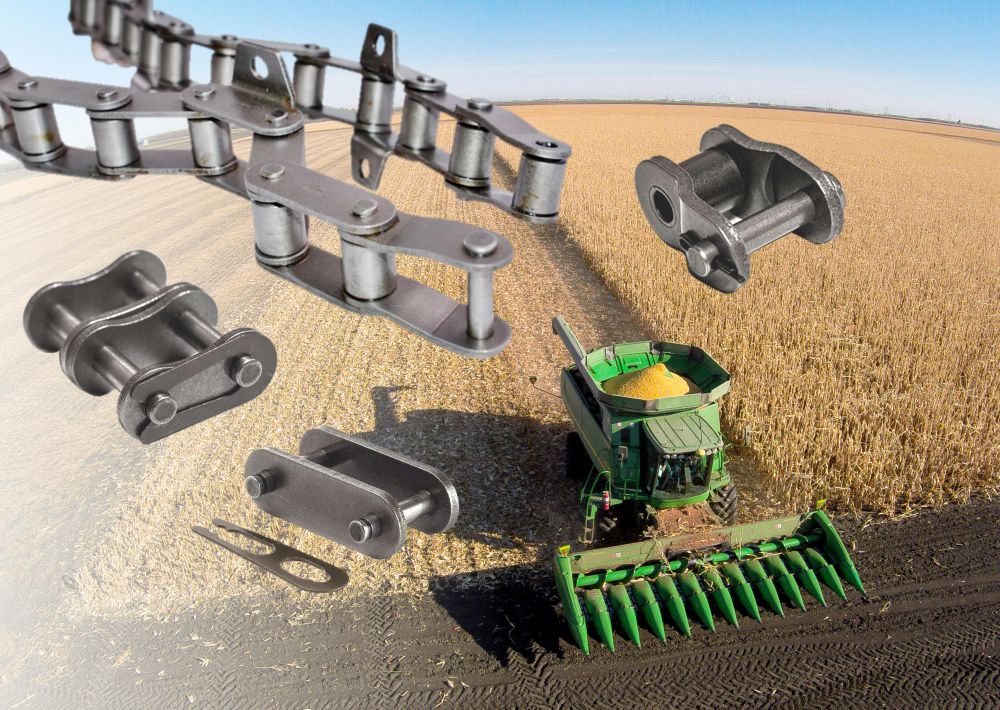 Diferite tipuri de lanțuri agricole | Lanț cu role și componente I Leco.ro