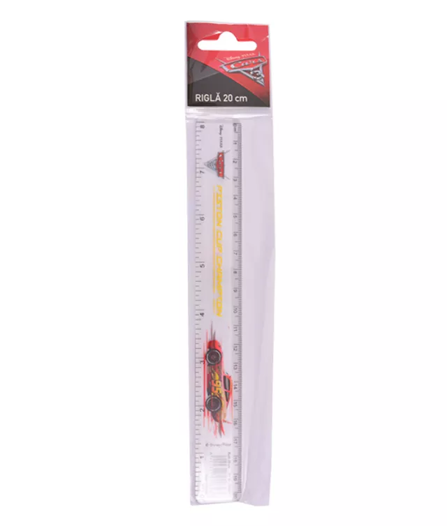 Rigle scolare RIGLA 20 CM CARS 3 PIGNA CARG01 Pigna CRTBirot...