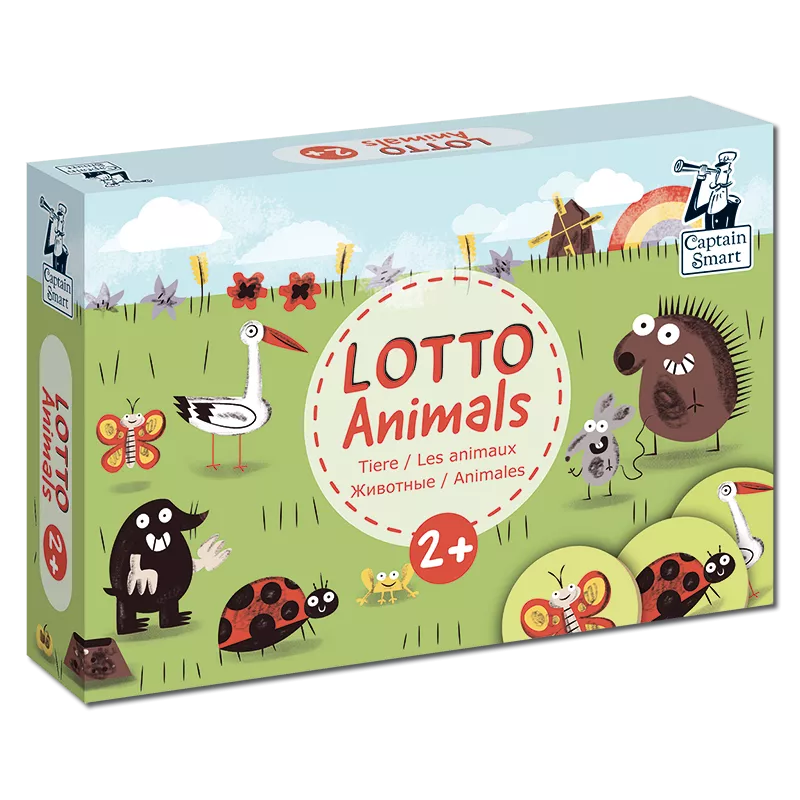 Joc de asociere cu 6 planșe și 36 de jetoane - Animale