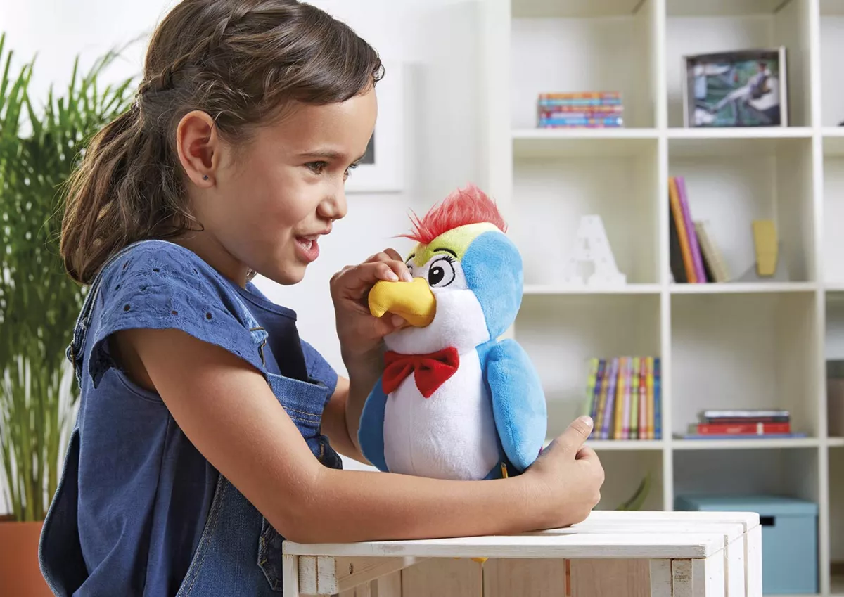 Jucărie interactivă din pluș - Coco, papagalul vorbitor