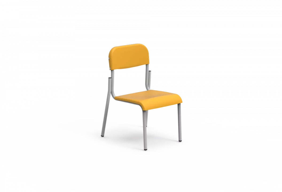 Scaun ergonomic pentru elevi, MAIS AA 04, Galben
