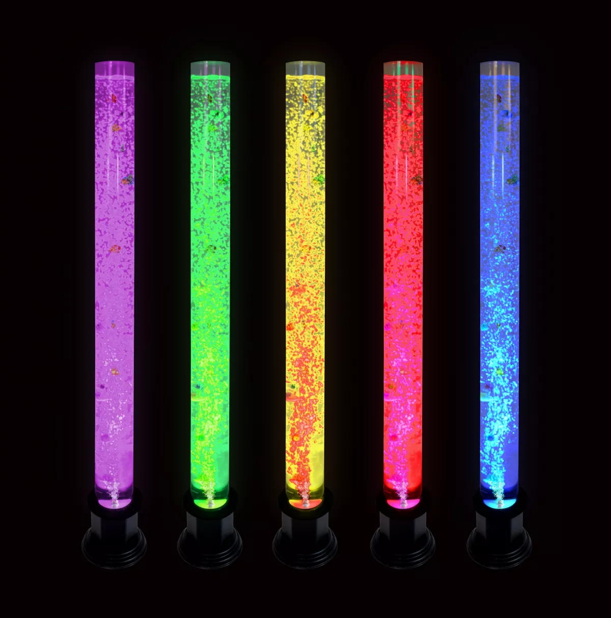 Tub senzorial luminos mare, cu bule de aer, 180 cm