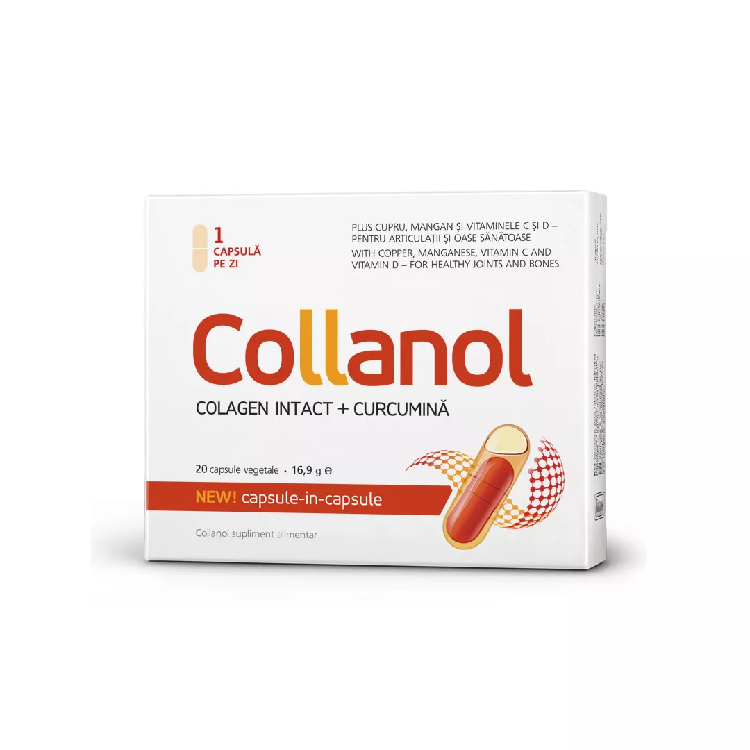 Collanol, 20 capsule, Vitaslim - FarmaciaBajan.ro