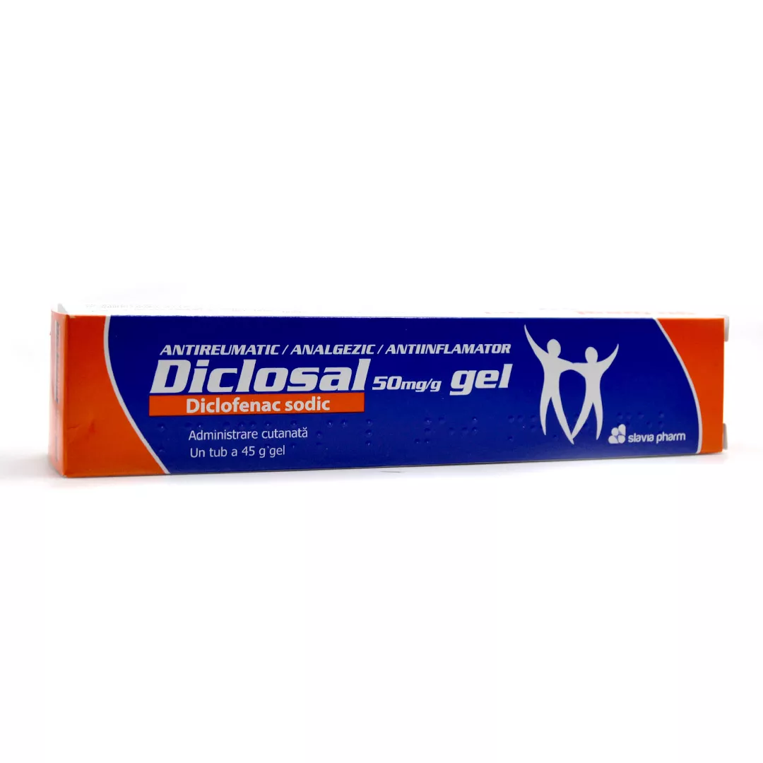 Diclosal gel, 50 mg/g, 45 g, Salvia - FarmaciaBajan.ro