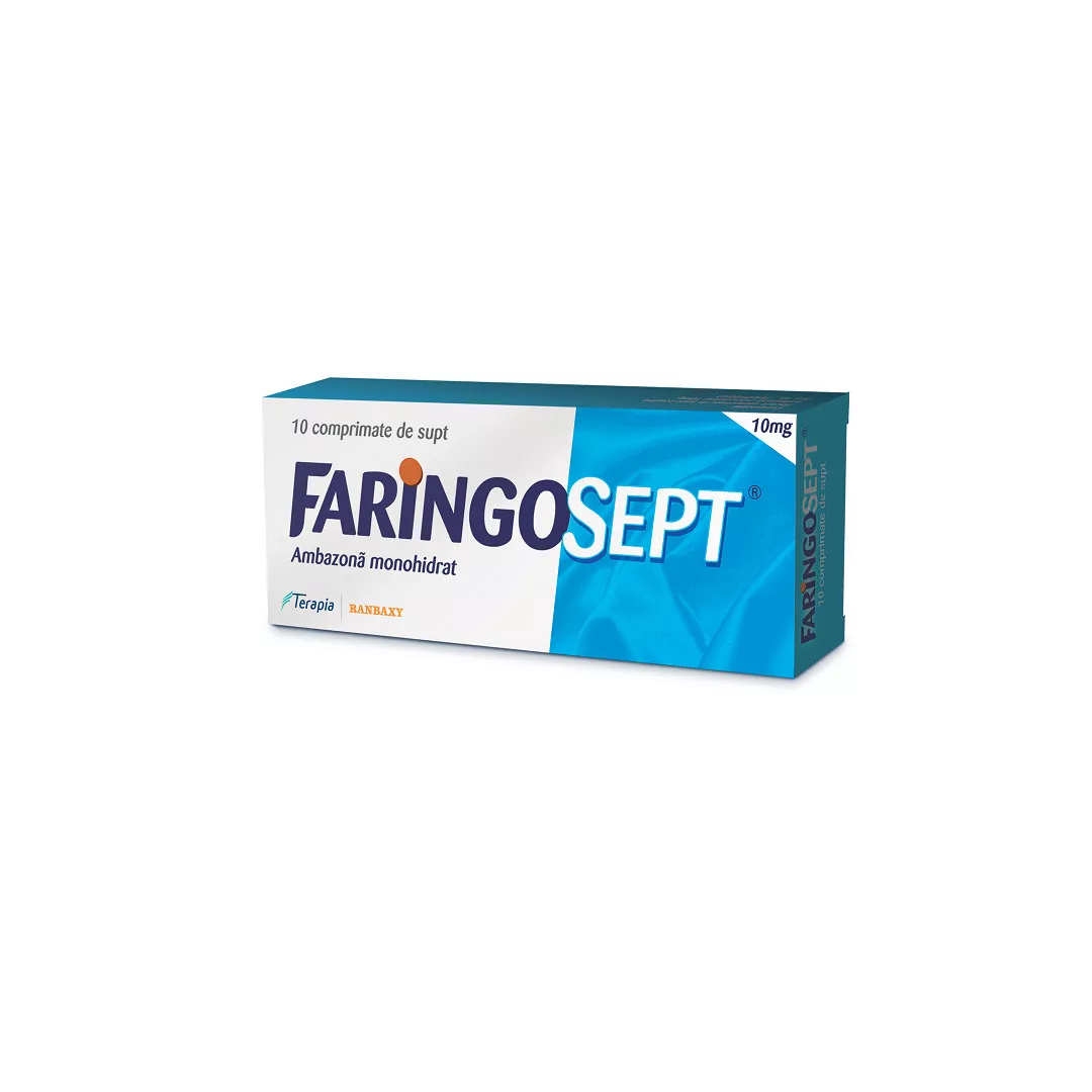 Faringosept 10mg, 10 comprimate, Terapia - FarmaciaBajan.ro