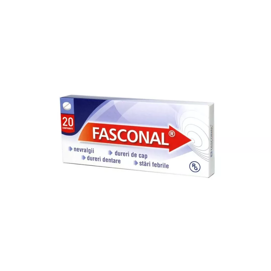 Fasconal, 20 comprimate, Gedeon Richter - FarmaciaBajan.ro
