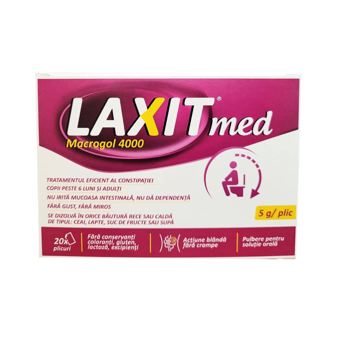 Laxit Med, 20 plicuri, Fiterman - FarmaciaBajan.ro