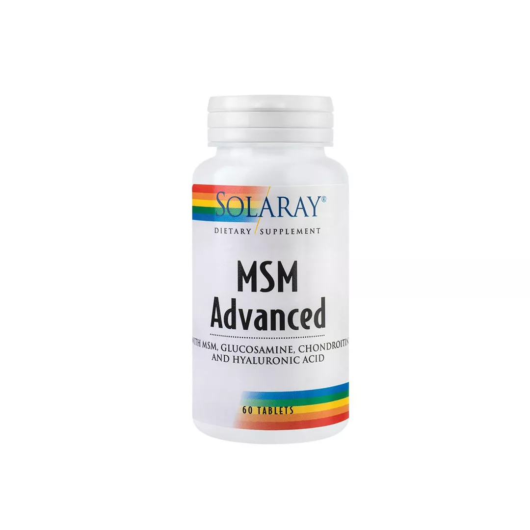 MSM Advanced Solaray, 60 tablete, Secom - FarmaciaBajan.ro