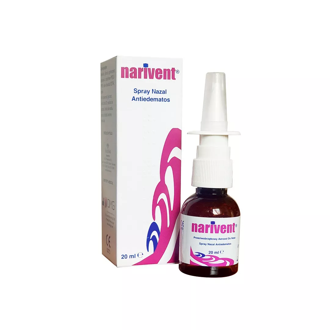Narivent solutie nazala, 20 ml, PlataMed - FarmaciaBajan.ro