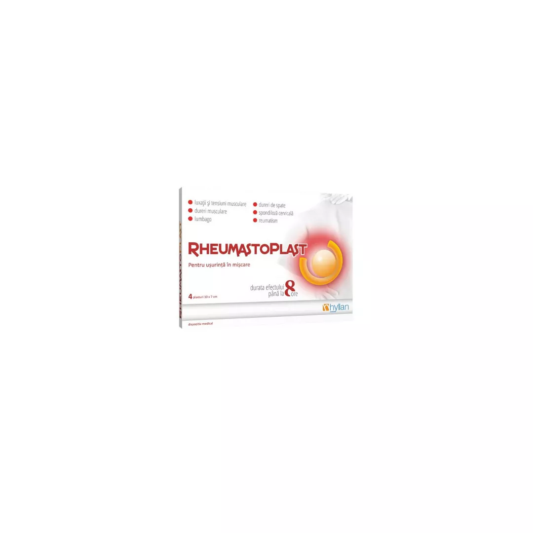 RheumastoPlast, 4 plasturi, Hyllan - FarmaciaBajan.ro
