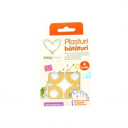 Plasture pentru bataturi la degete 6 bucati - Easy Care H000...
