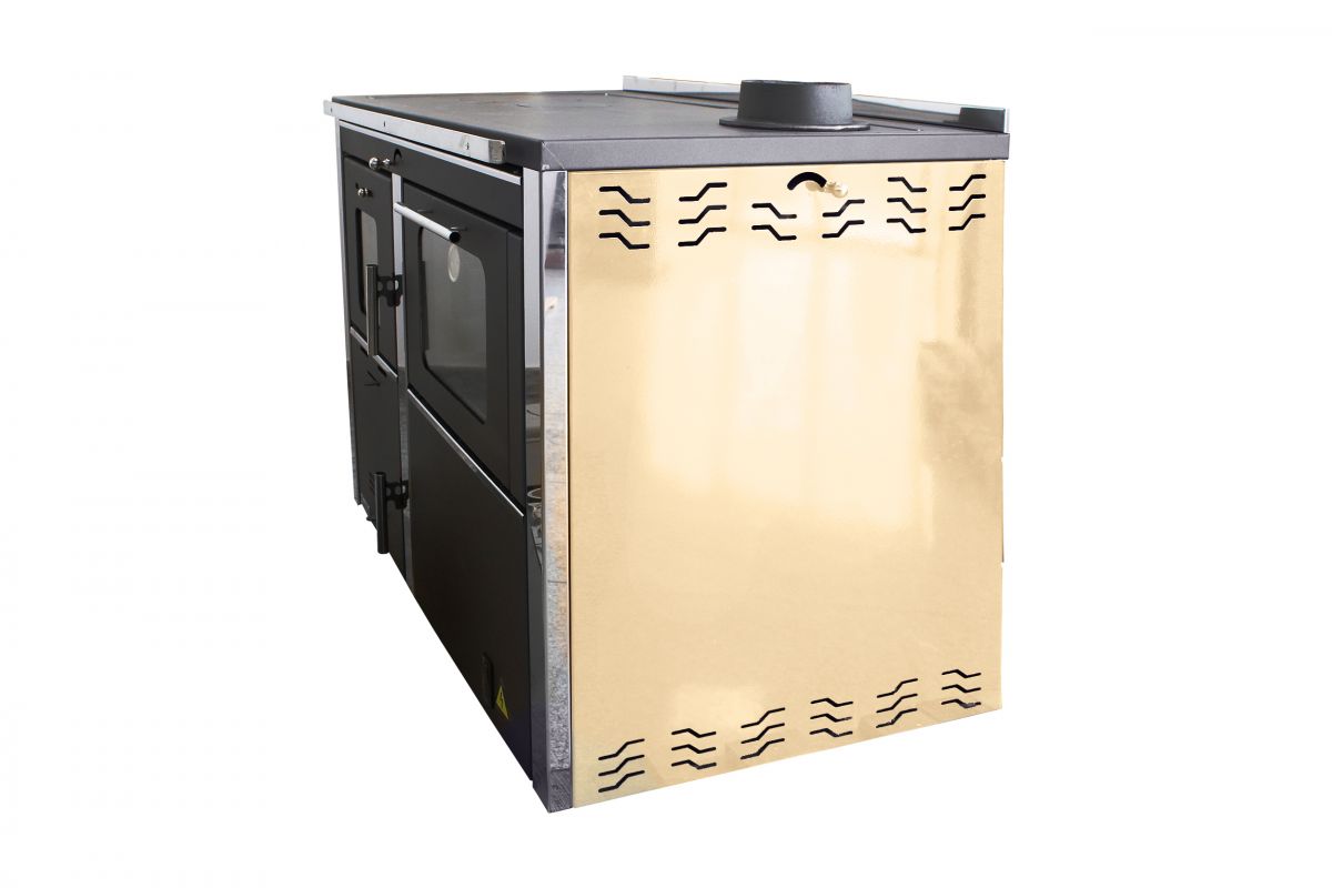 Pachet Termosemineu FORNELLO STAR 34 kw pe combustibil solid ( lemn ...