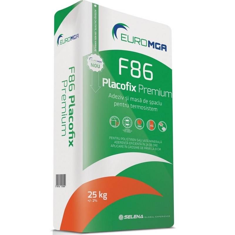 F86 PLACOFIX PREMIUM - Adeziv si masa de spaclu pentru polistiren si ...