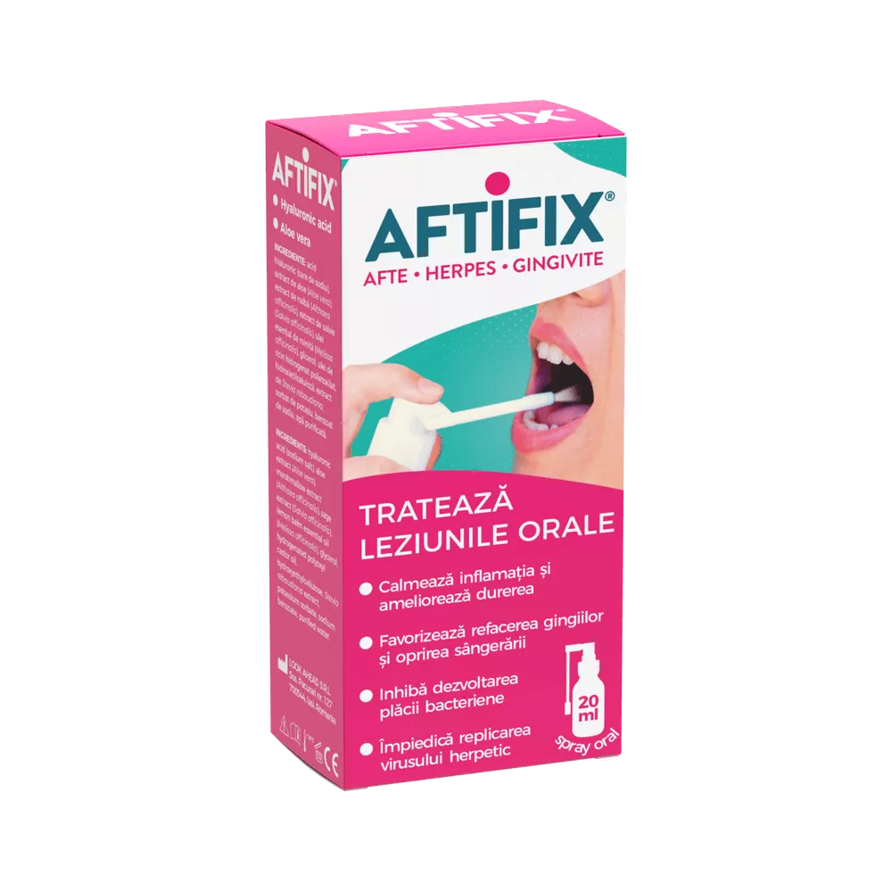 AFTIFIX SPRAY ORAL X 20 ML |43.27 lei | Larafarm.ro