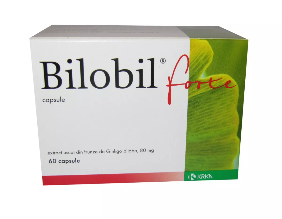 BILOBIL FORTE x 60 |42.54 lei | Larafarm.ro