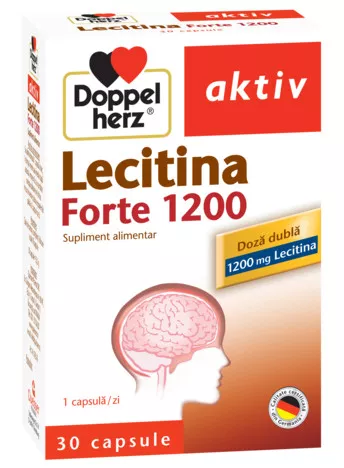 DOPPELHERZ LECITINA FORTE 1200 MG X 30 CP CAPSULE QUISSER PHARMA |32.47 ...